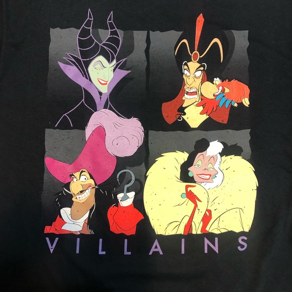 Disney | Tops | Disney Villains Graphic Tshirt | Poshmark